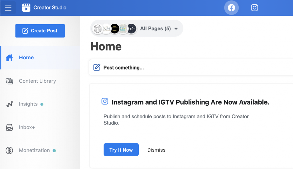Facebook Creator Dashboard | 304 Collective